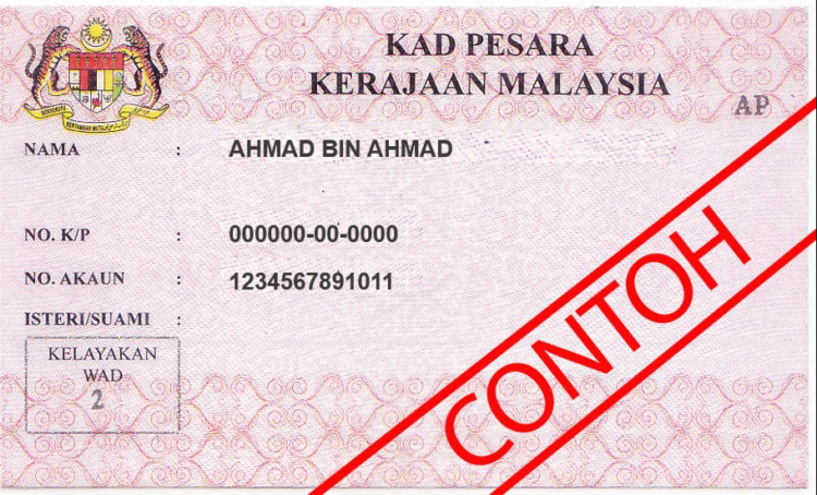 Kelebihan Kad Pesara Kerajaan