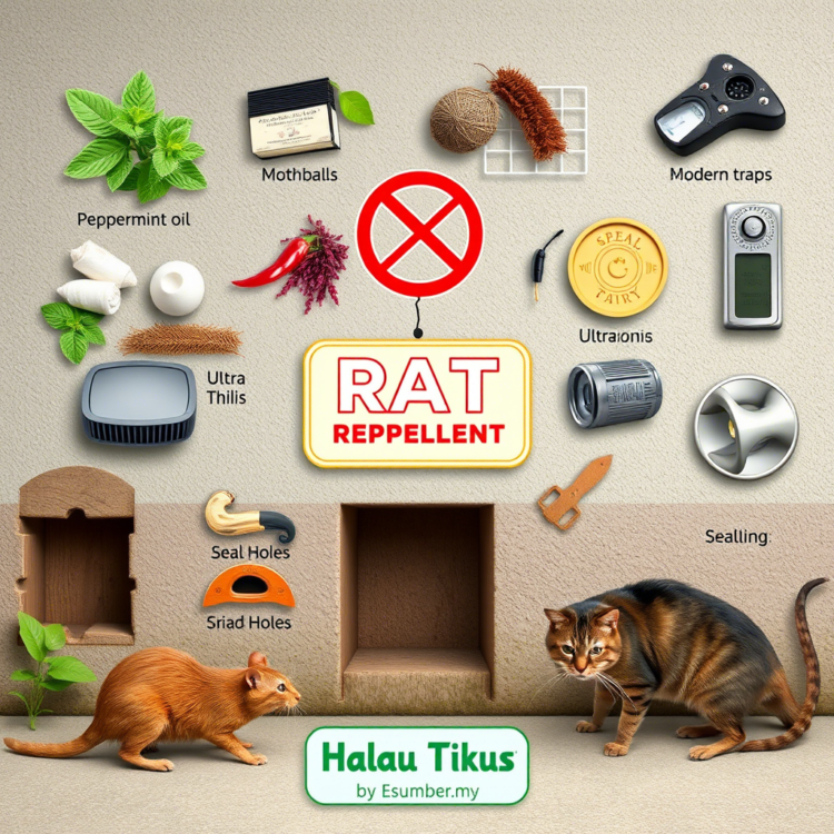 20 Cara Halau Tikus Paling Berkesan