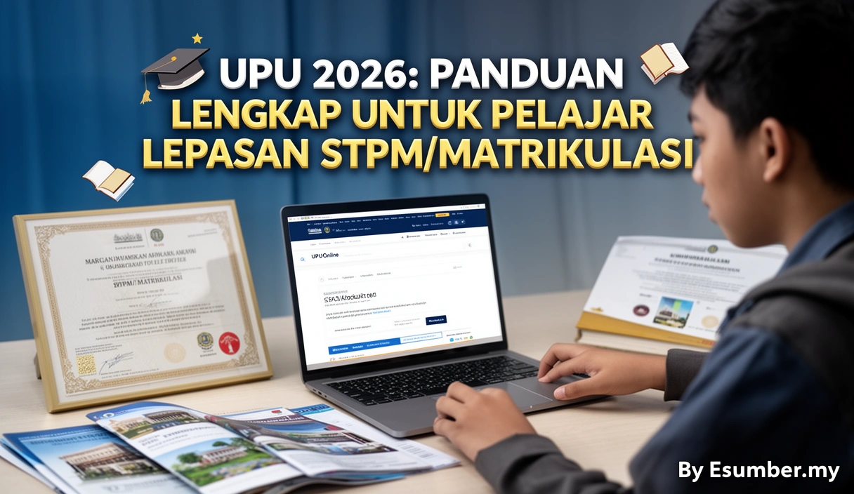 UPU 2026: Panduan Lengkap untuk Pelajar Lepasan STPM/Matrikulasi