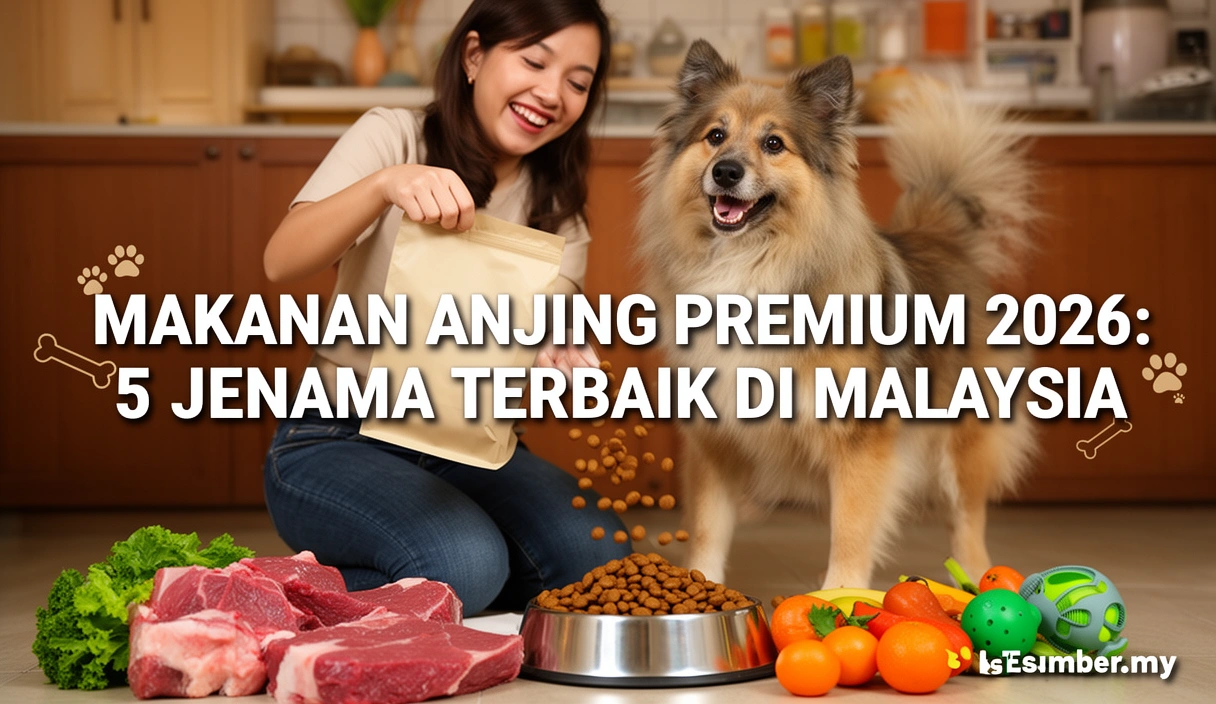 Makanan Anjing Premium 2026: 5 Jenama Terbaik di Malaysia