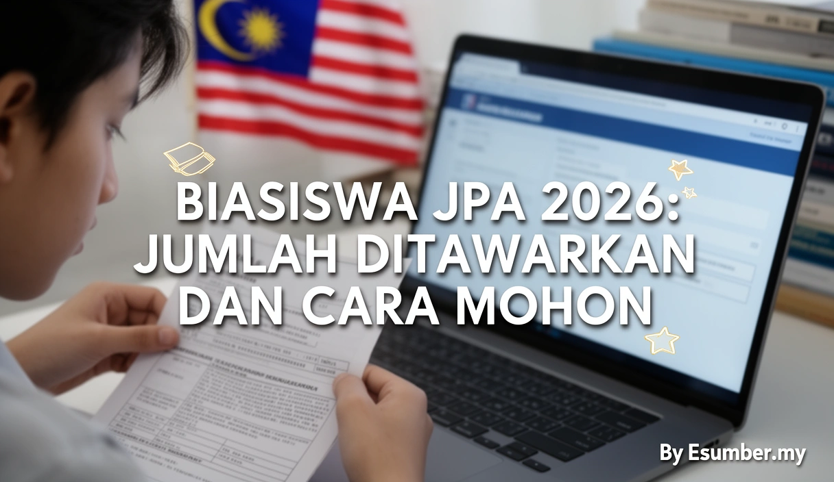 Biasiswa JPA 2026: Jumlah Ditawarkan dan Cara Mohon