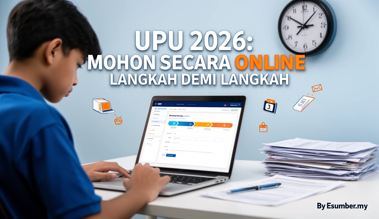 UPU 2026: Mohon Secara Online Langkah Demi Langkah
