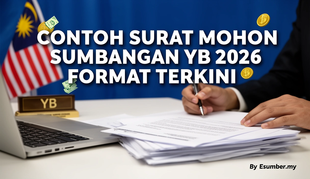 Contoh Surat Mohon Sumbangan YB 2026 Format Terkini